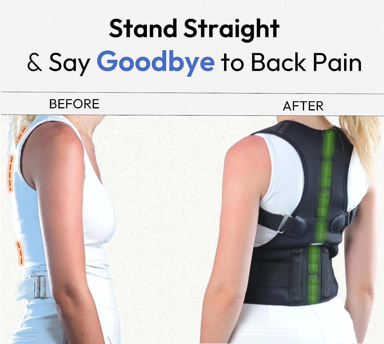 Otoepia 2-in-1 Posture Corrector and Back Stretcher for Optimal ...