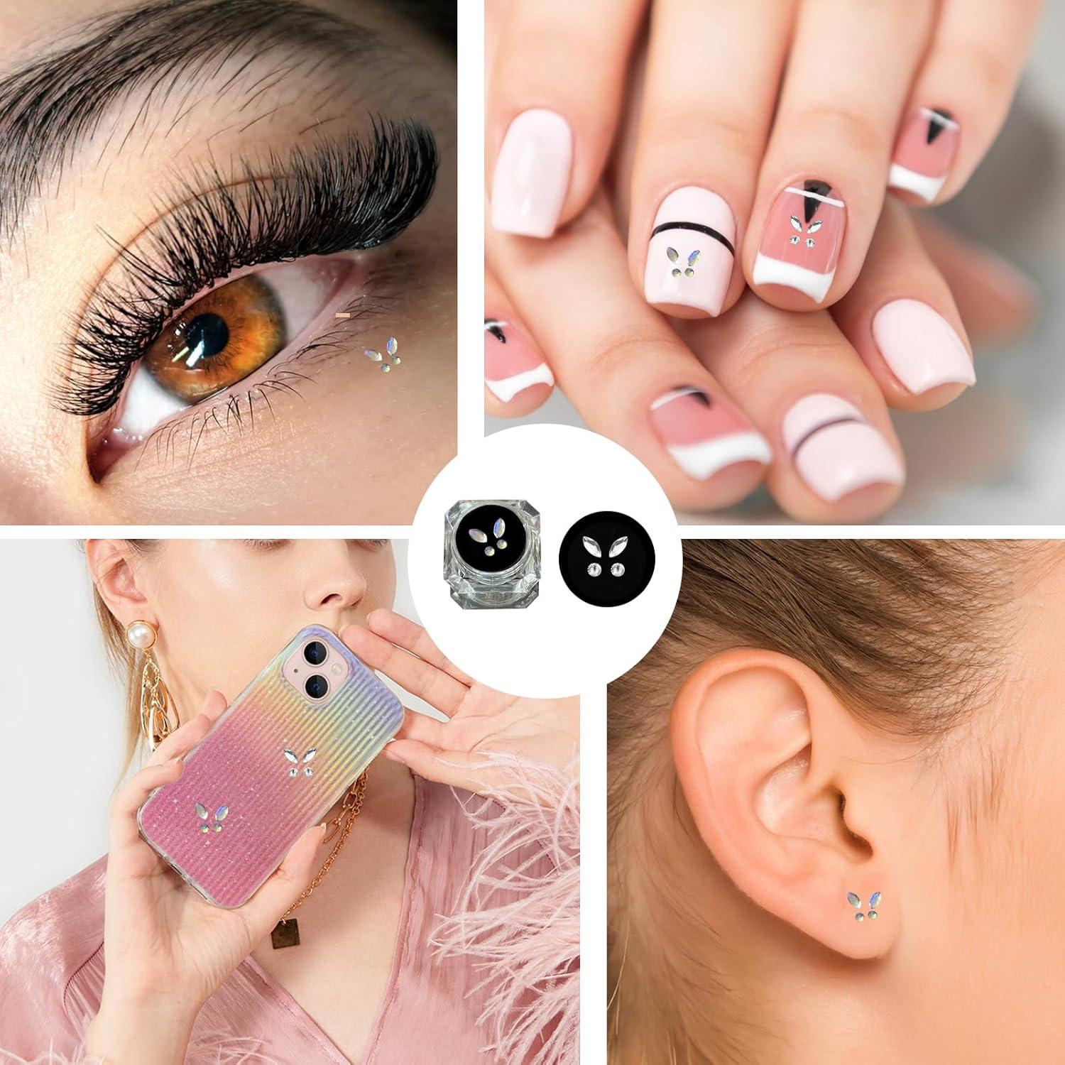 4 Pair Tartar Jewelry Tooth Stones Set - DIY Tooth Gem Kit for Stunning ...