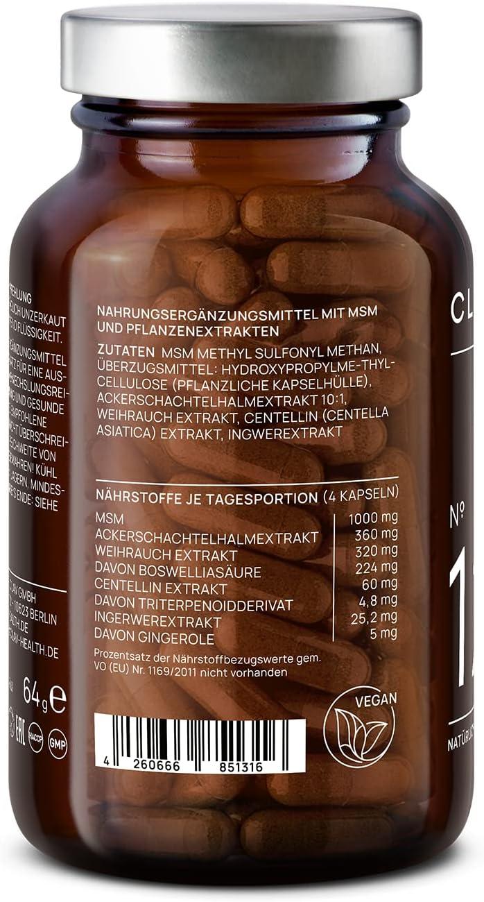 High-Dose 3 Set Anti-Inflammatory Frankincense MSM Capsules with Gotu ...