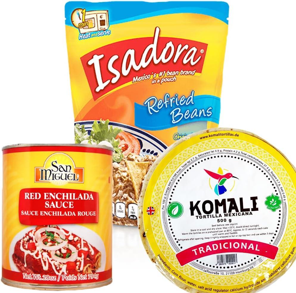 Enchilada Kit - Red/Mexican Food Kit for Enchilada Roja with Komali ...