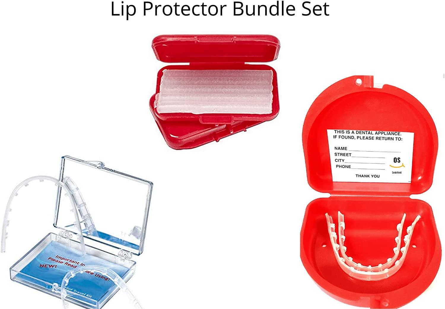 SmileWorld Lip Guard for Braces Bundle Set - Oral Relief for ...