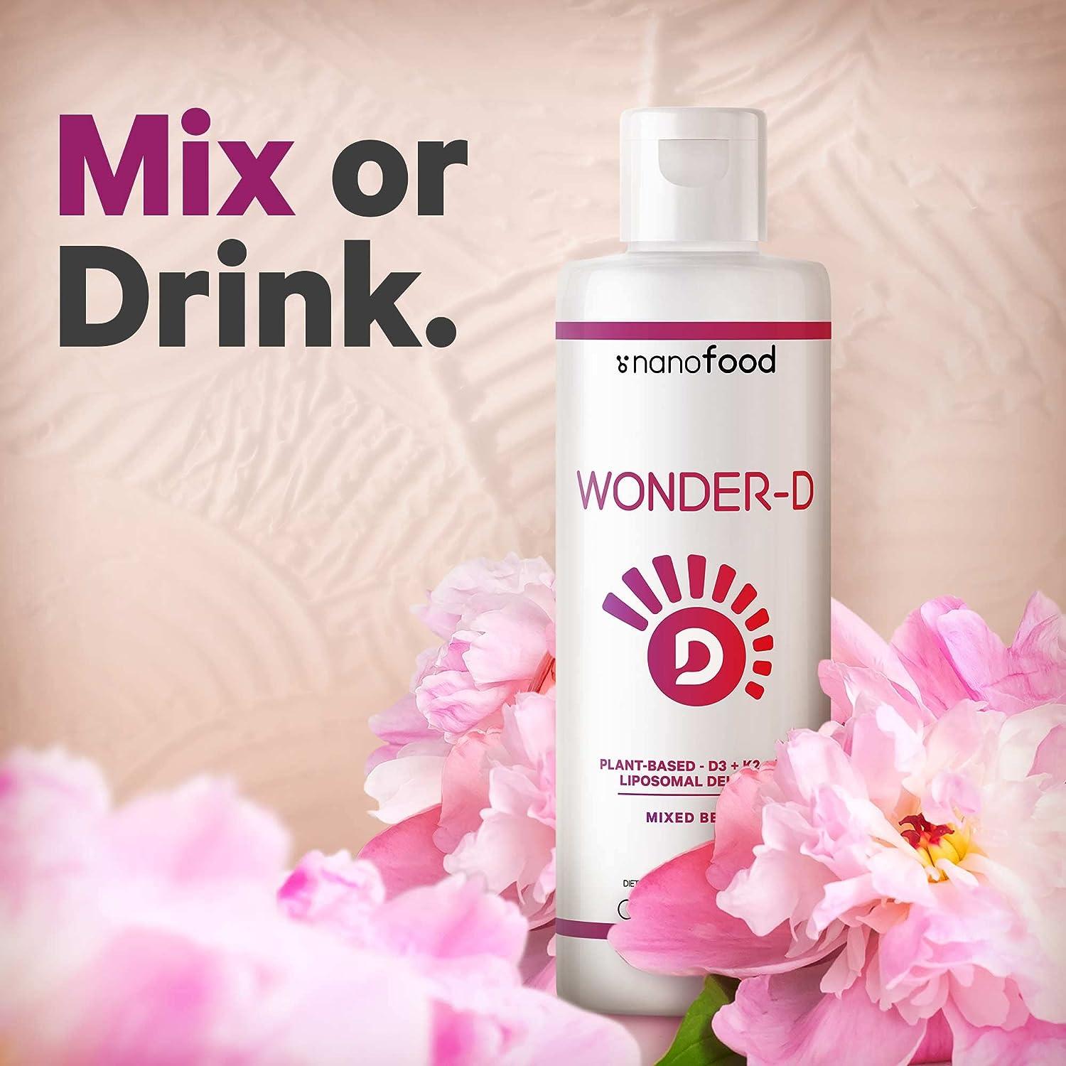 Codeage Liposomal Wonder-D Vitamin D3 1000 IU Vegan Liquid Drops with ...