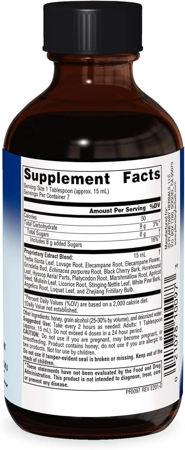 Planetary Herbals Old Indian Wild Cherry Bark Syrup with Echinacea ...