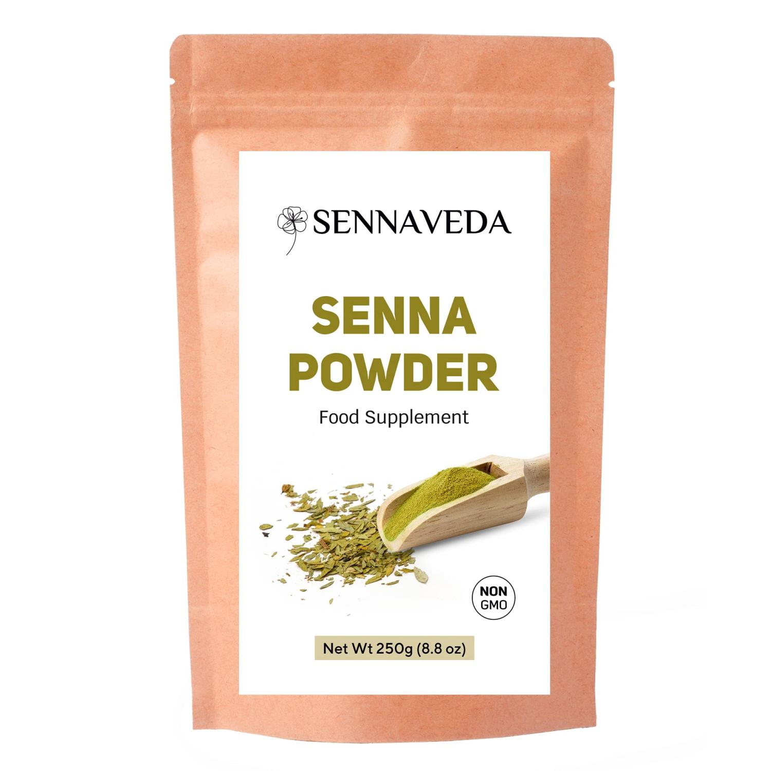 Sennaveda Pure Senna Leaf Powder 250g Digestive Health Detox Tea ...