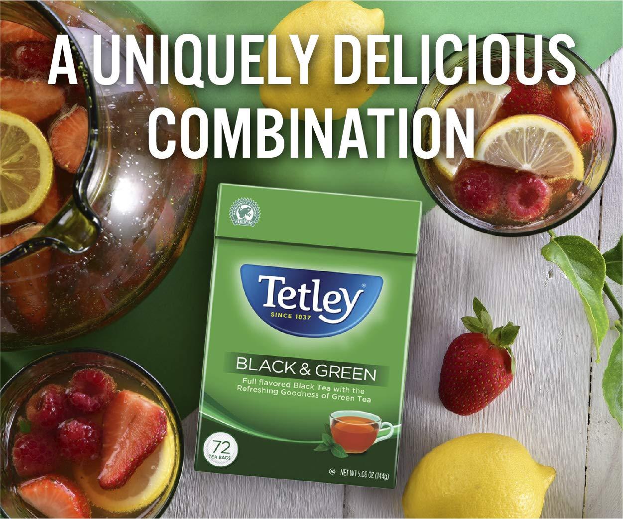 Tetley Black and Green Tea Bags 72 Count - Assorted Packaging - Shop ...