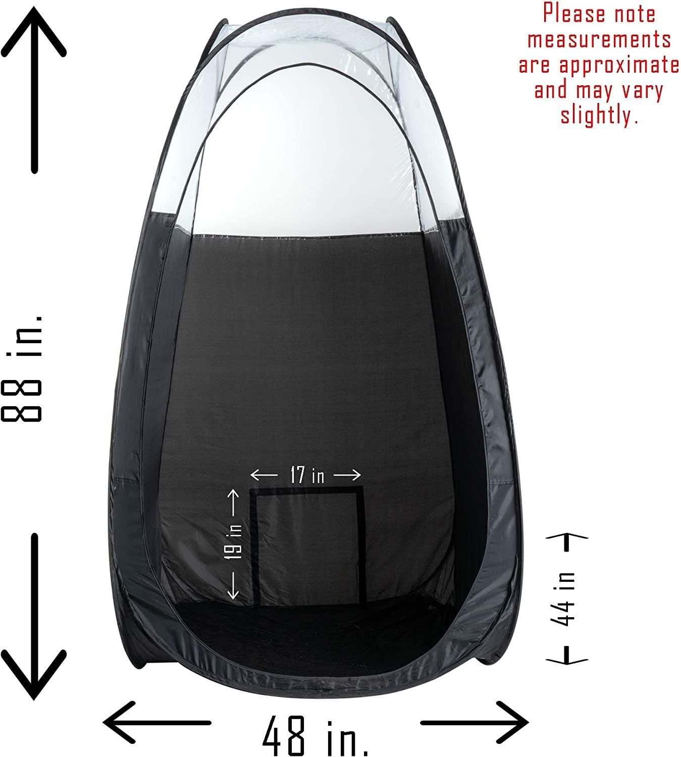 Portable Black Spray Tanning Tent Pop Up Booth with Carry Bag | Buy Now ...