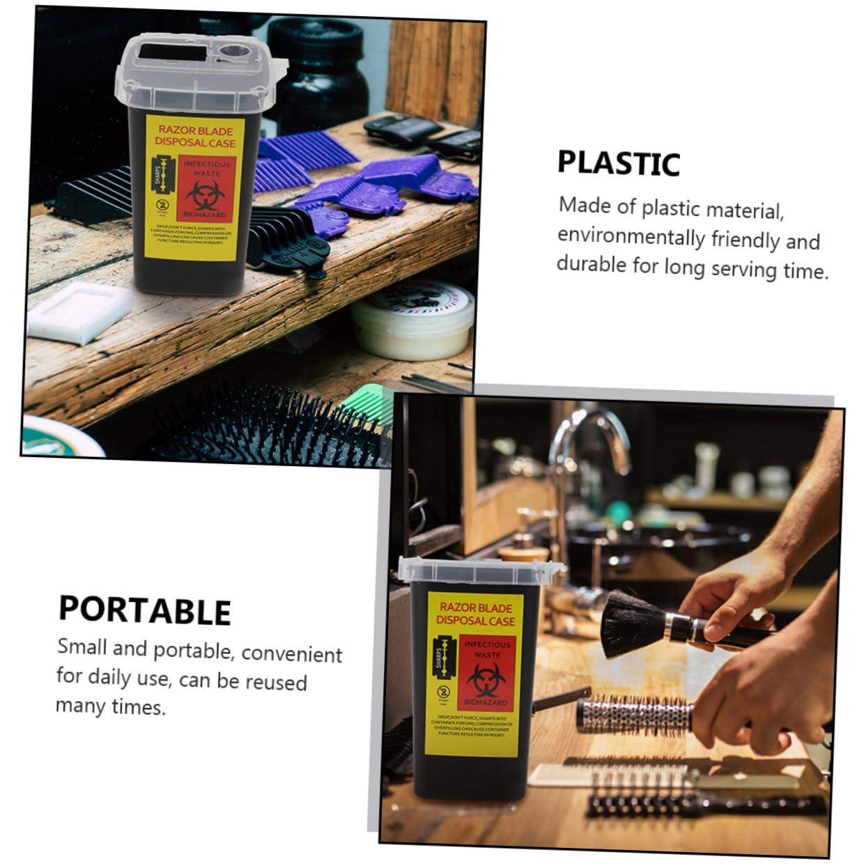 Beavorty 4-Piece Blade Storage Box Set | Hairdresser Blade Waste ...