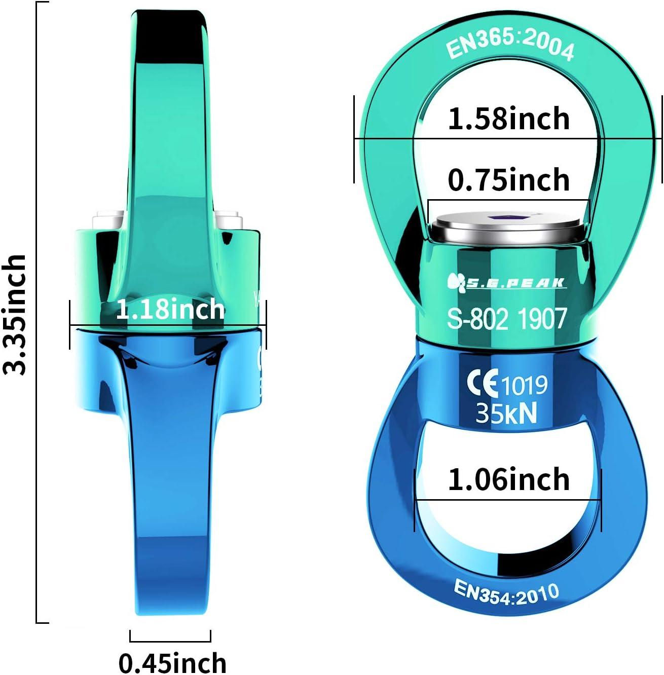 PROND 35kN Swing Swivel: Safest Rotational Device for Web Tree Swings ...