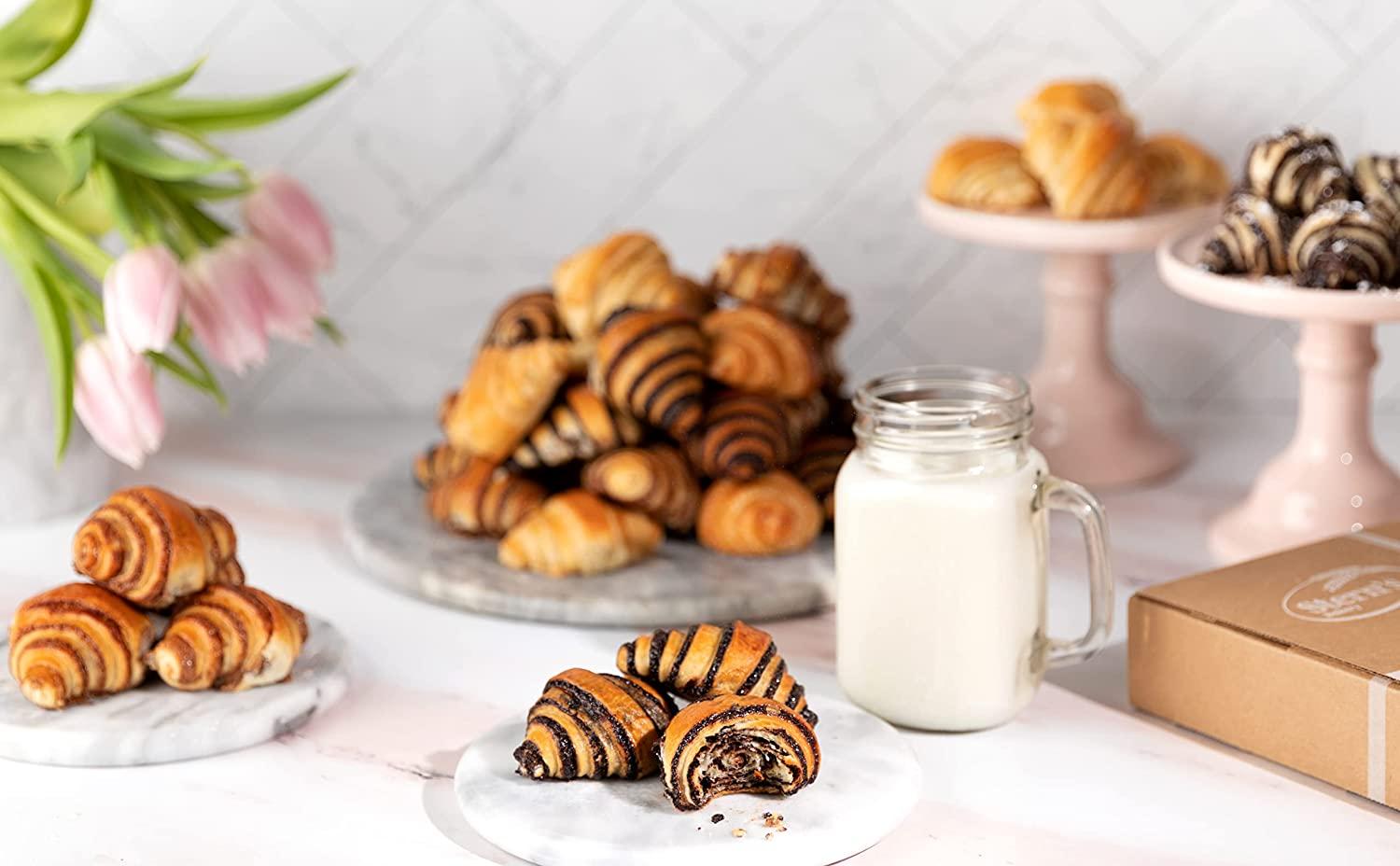 12 Bite Size Pastries | Freshly Baked Croissants | Rugelach Pastries ...