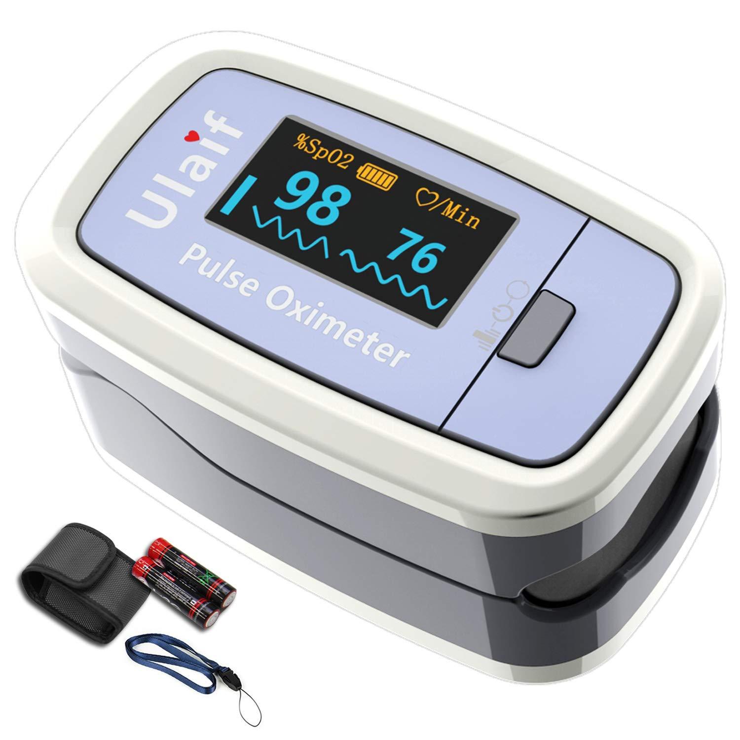 Portable Pulse Oximeter Fingertip - Accurate Blood Oxygen Saturation ...