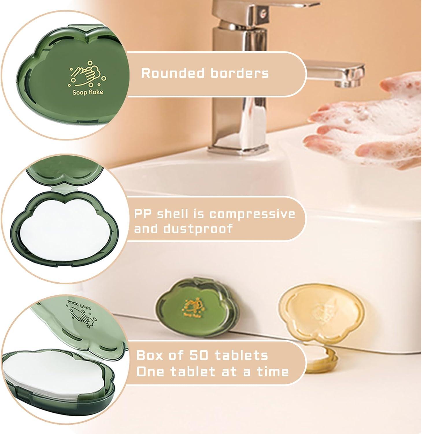 MOGURI Disposable Travel Soap Leaves - 150 Pocket Sized Foaming Paper ...