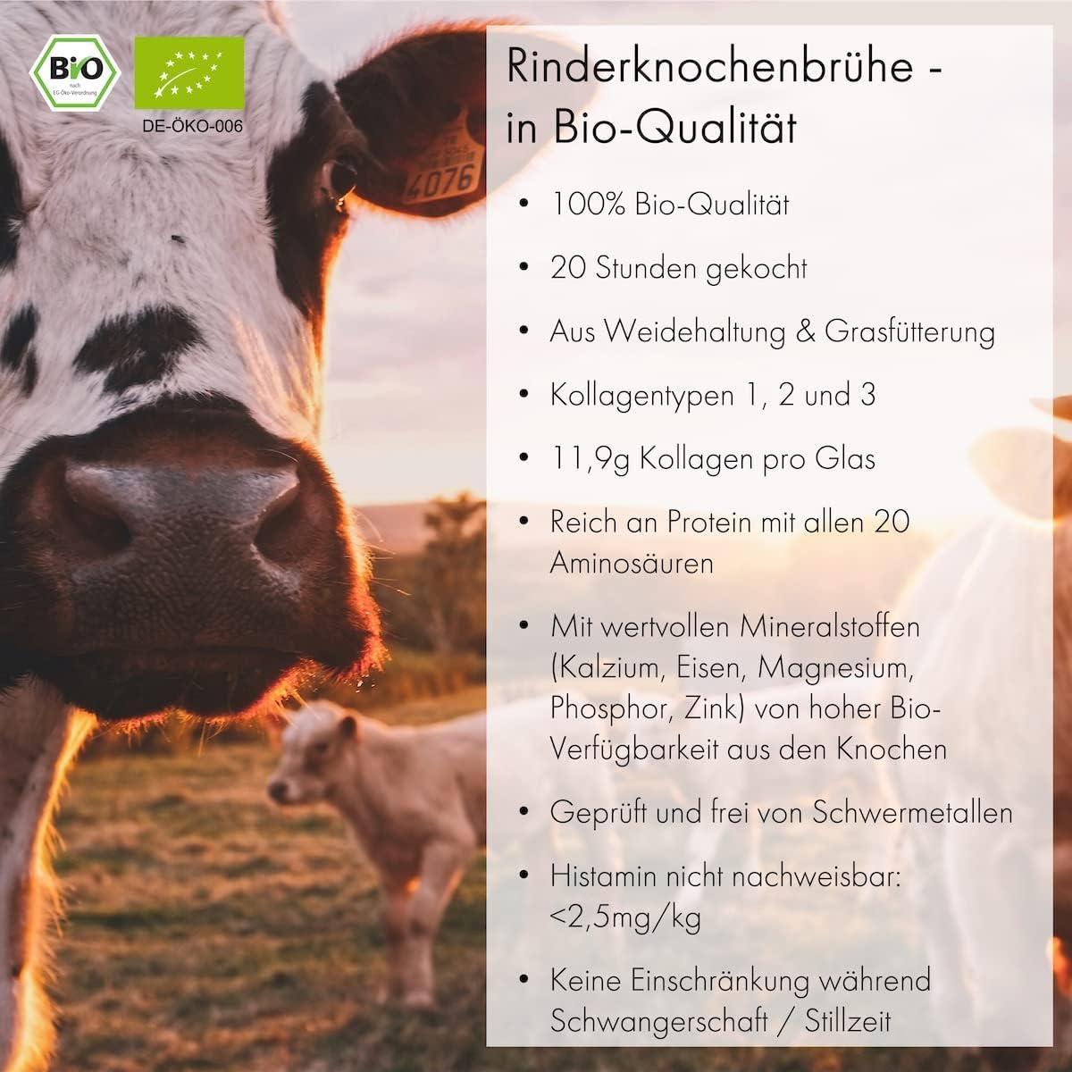 Organic Bone Broth Beef 1 Litre - Made in Germany 1000ml Beef Broth ...