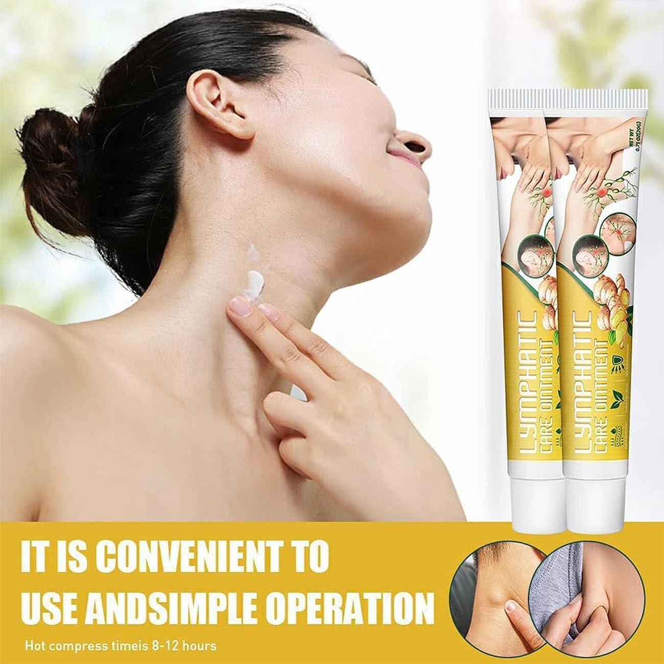 Gooliving Antihump Lymphcare Ginger Ointment - Underarm Lymphatic Detox ...