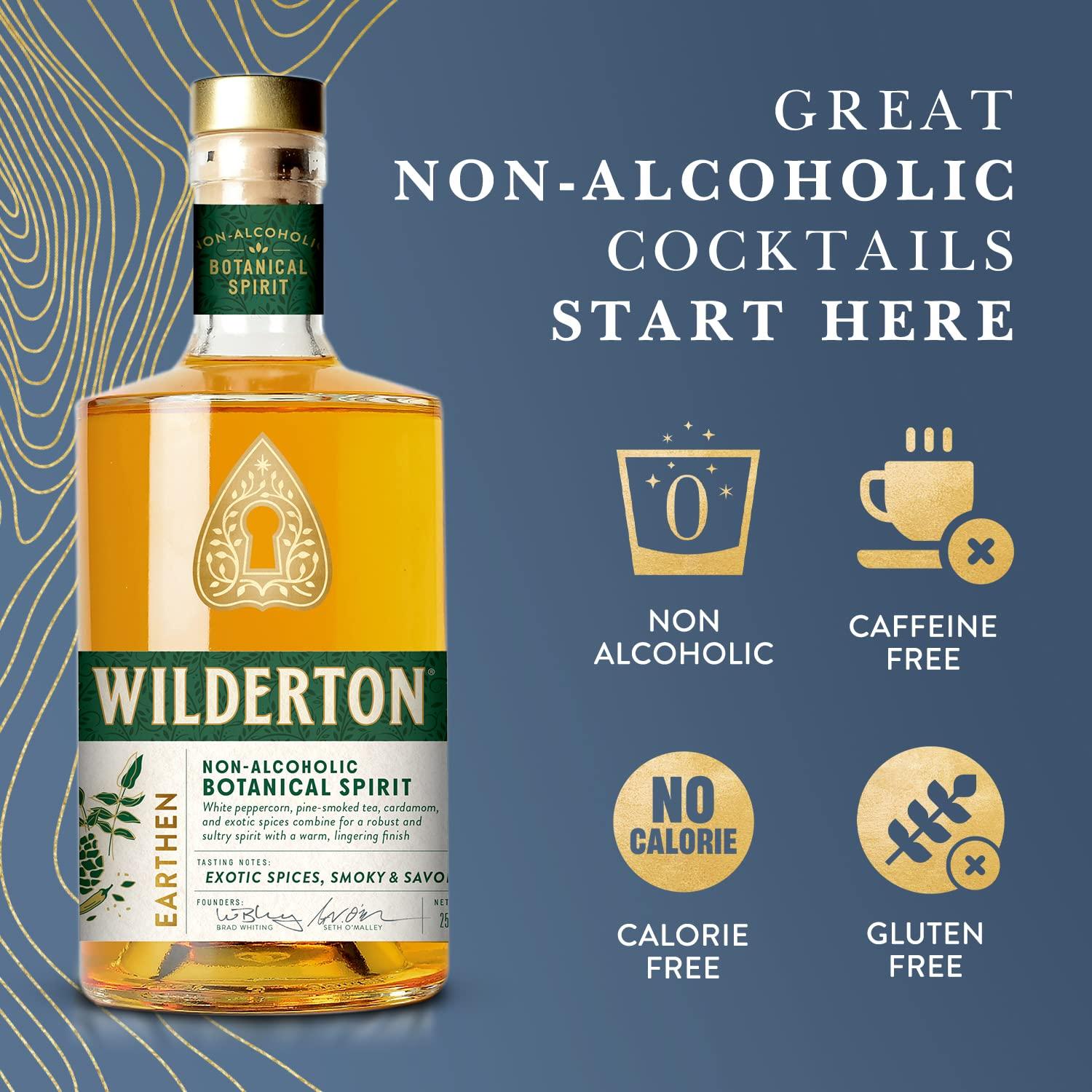 Wilderton Earthen Non Alcoholic Spirits - Botanical Spirit with Spice ...