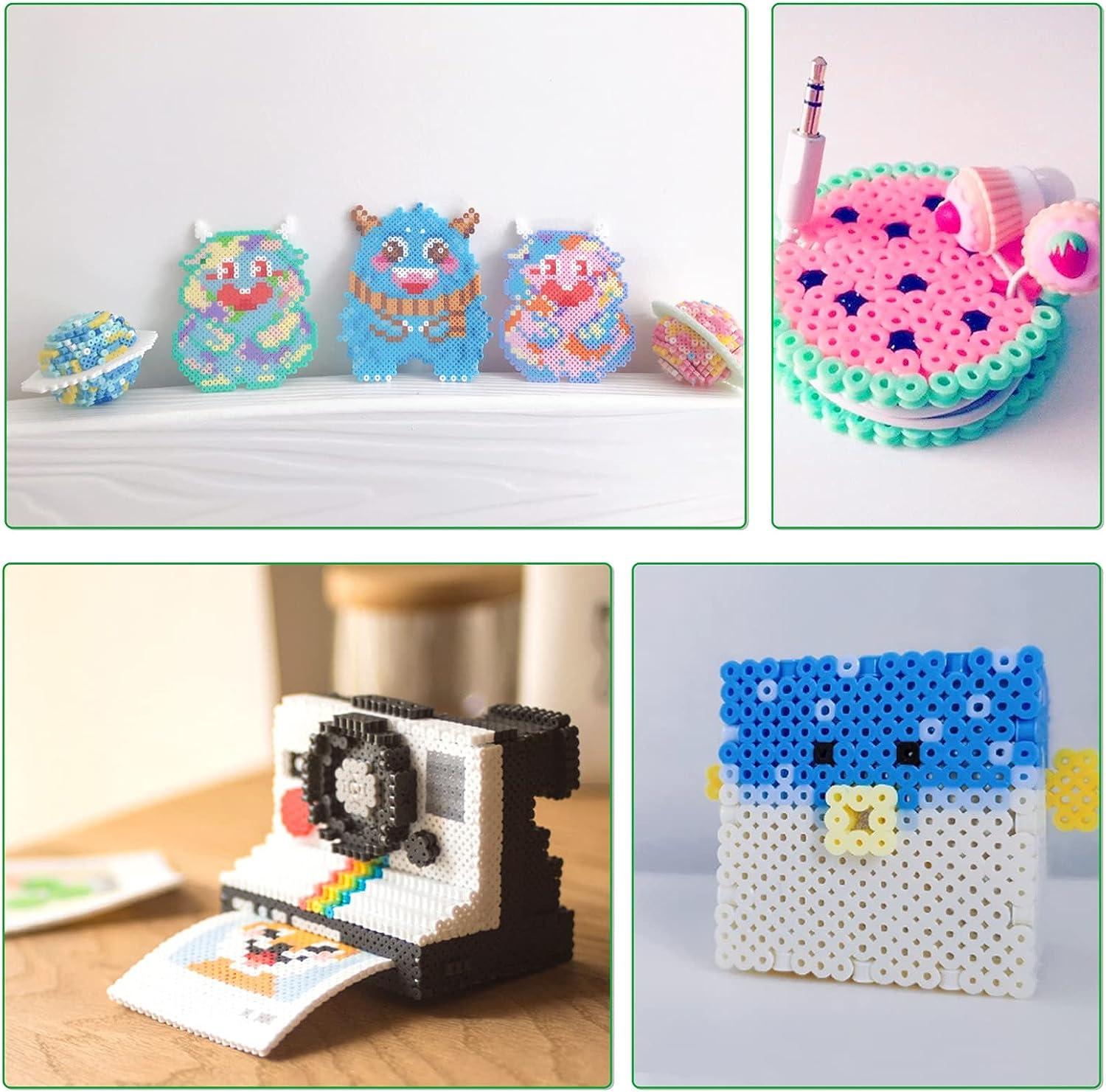 24000pcs 2.6mm Mini Fuse Beads Kit - 48 Color Set with Pegboards ...