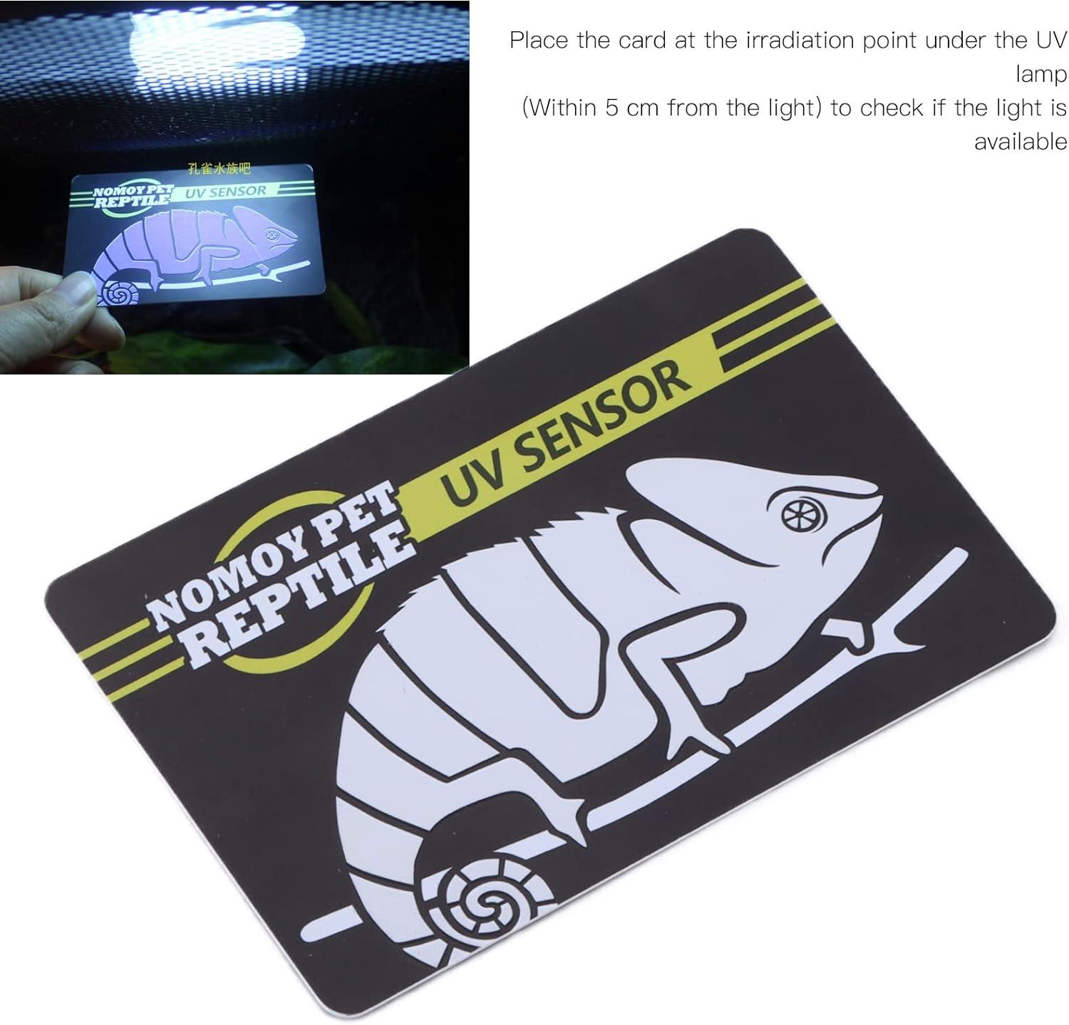 UV Test Card for Reptiles - Quick & Reusable UVB Sensor Strip | Easy ...