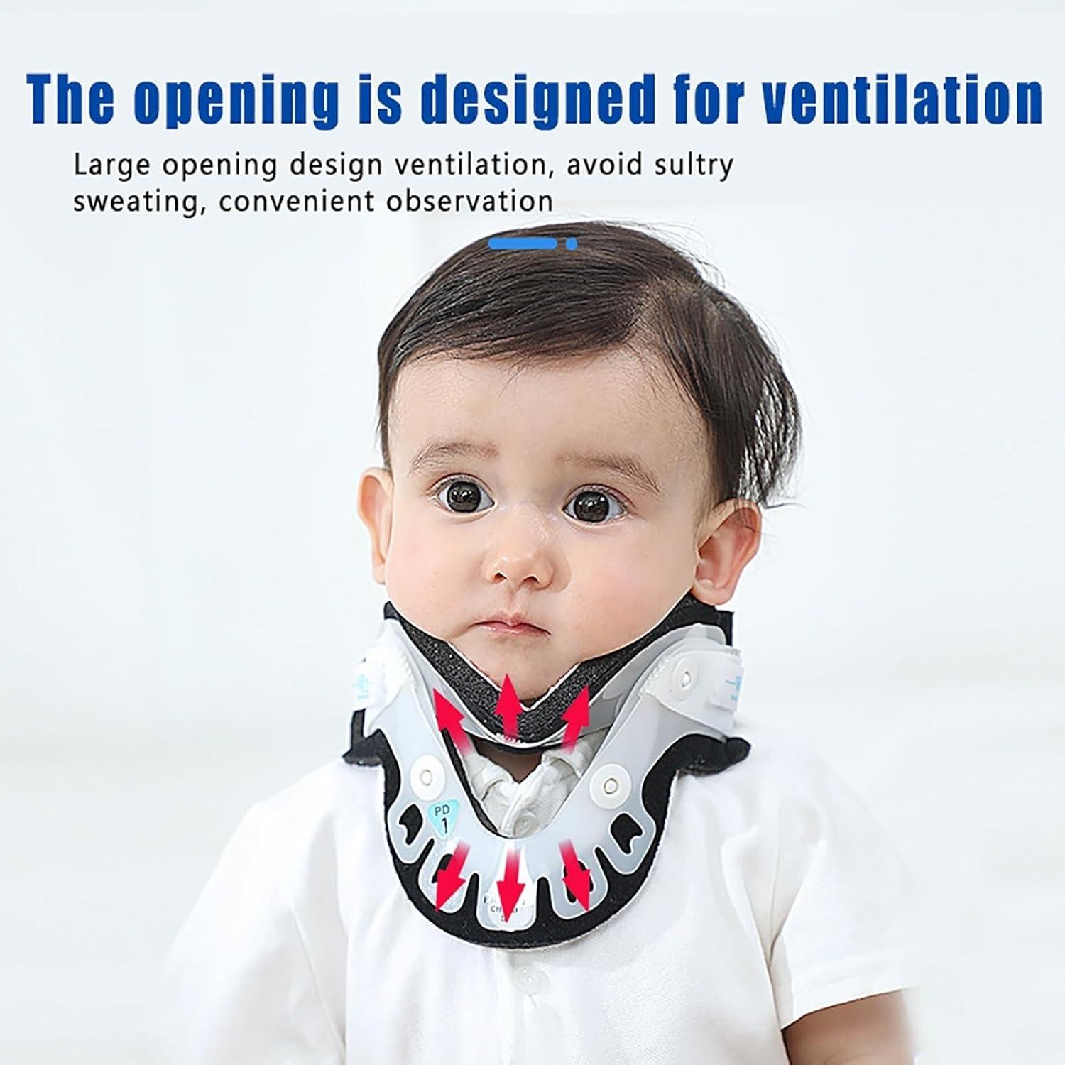 Kids Neck Brace with Occipital Support Breathable Open Design Five ...