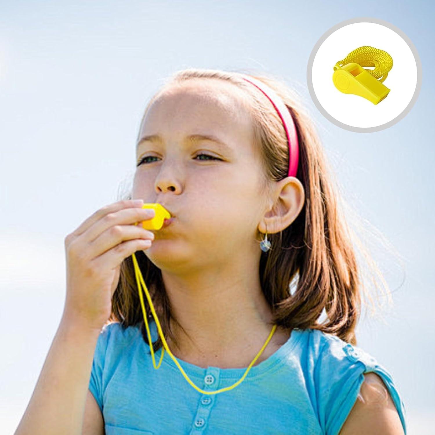 20 Piece Trill Whistle Set for Kids & Referees - Durable Plastic Sport ...