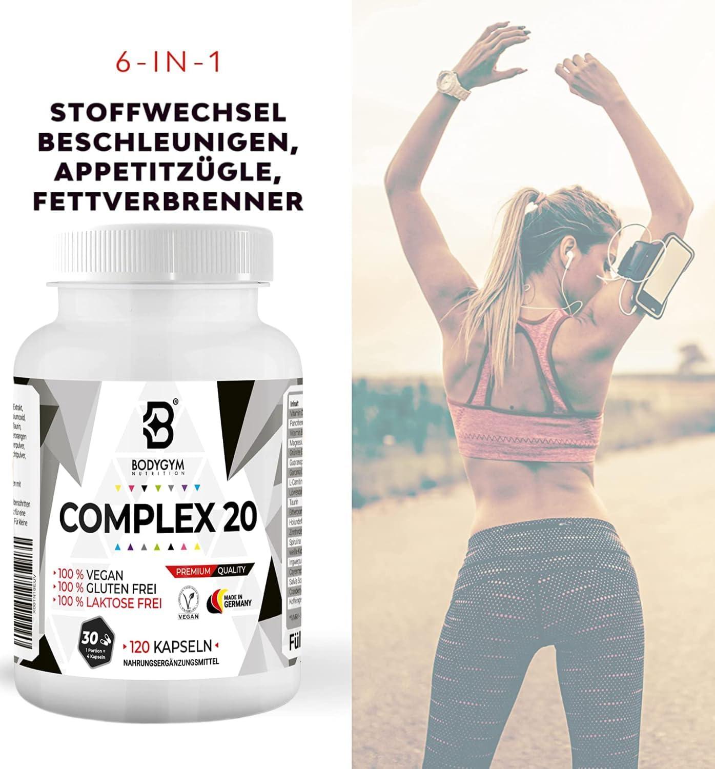 Complex20 Day Formula with Cayenne & L-Carnitine Metabolism Boost with ...