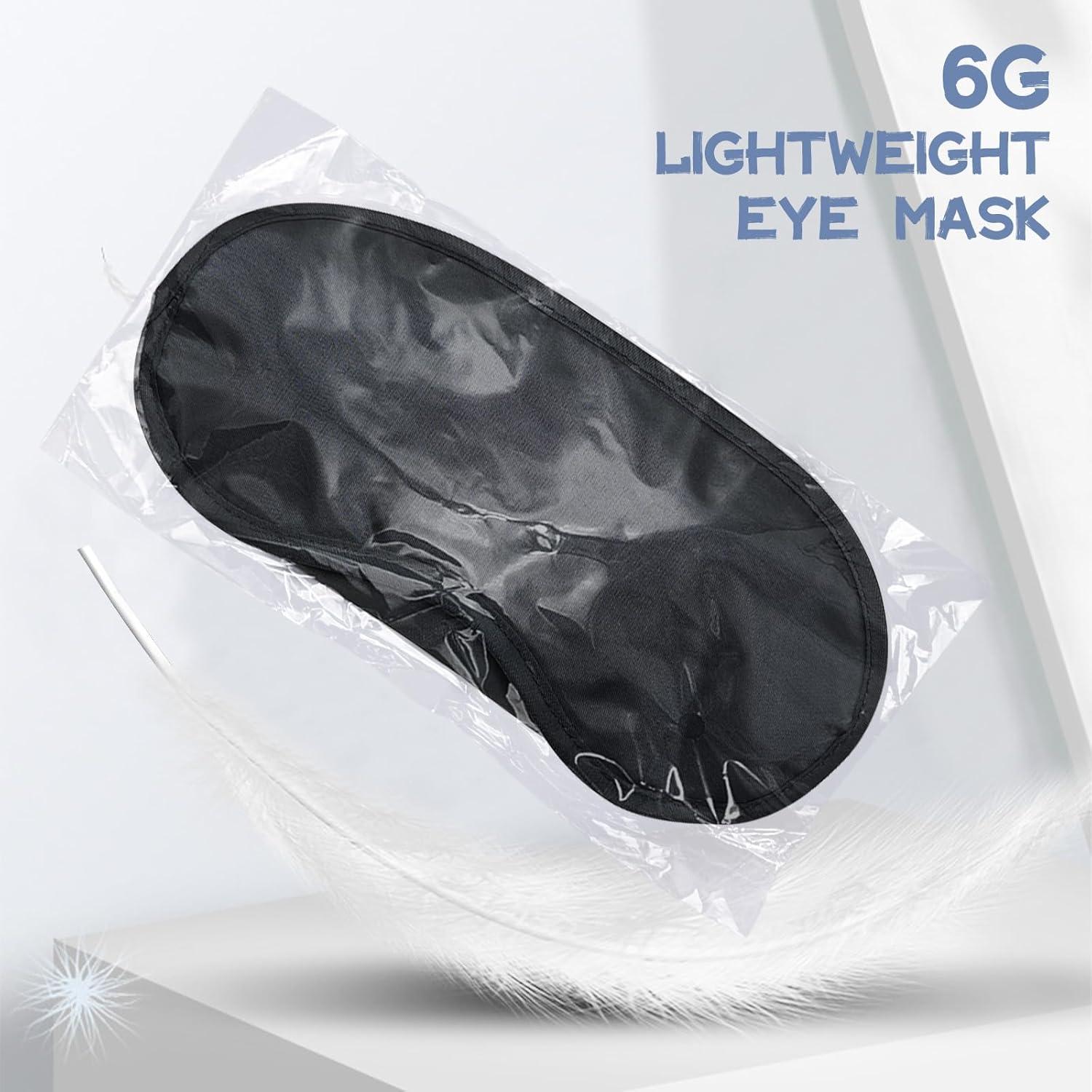 Buy 50 Pack Kheoxusa Individually Wrapped Eye Masks - Bulk Sleep Masks ...