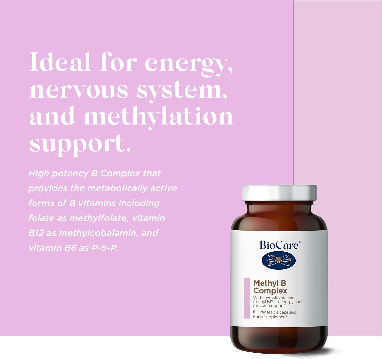 BioCare Methyl B Complex 60 Capsules - Premium Vitamin Supplement | Buy ...
