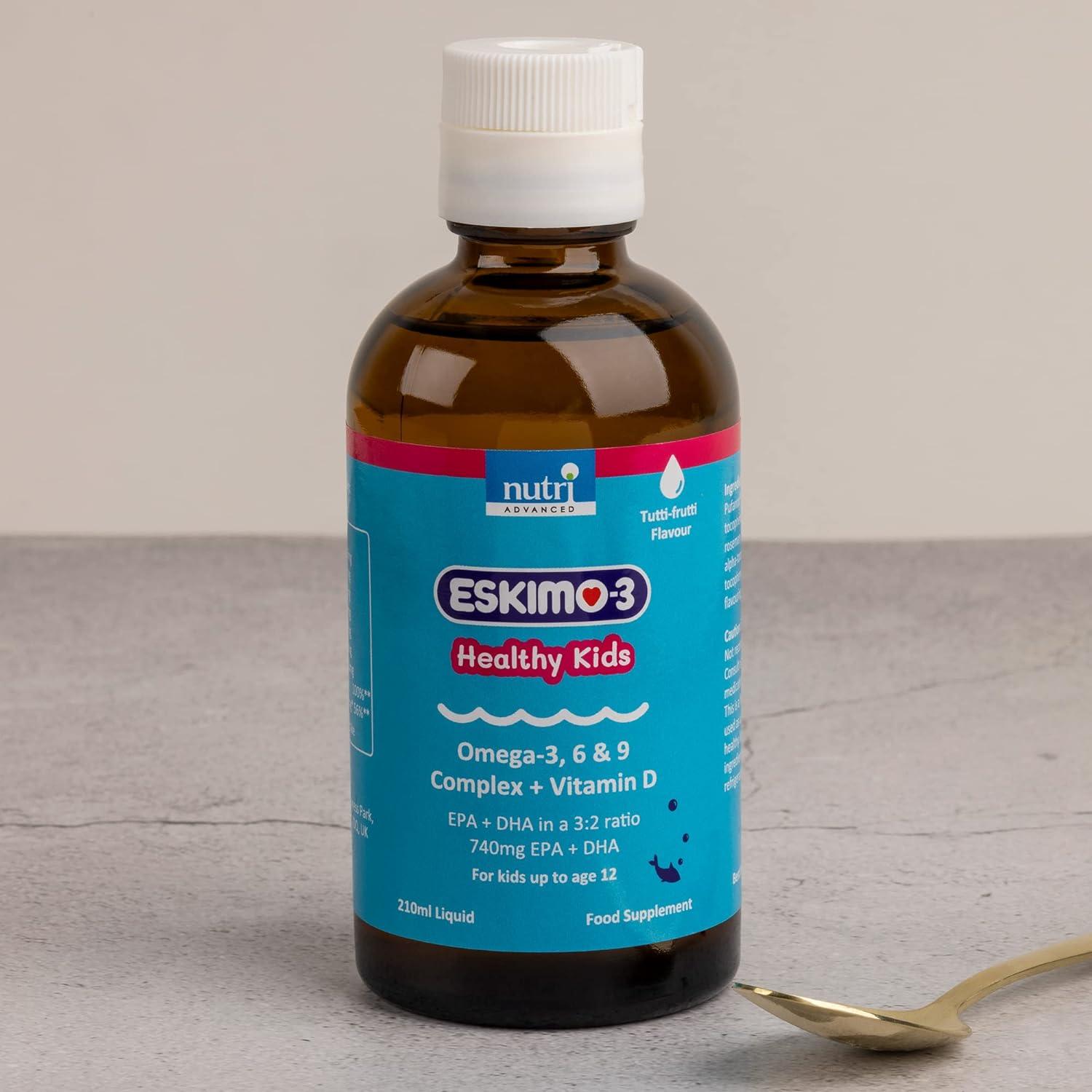 Eskimo-3 Healthy Kids Fish Oil - Nutri Advanced Tutti Frutti 210ml ...