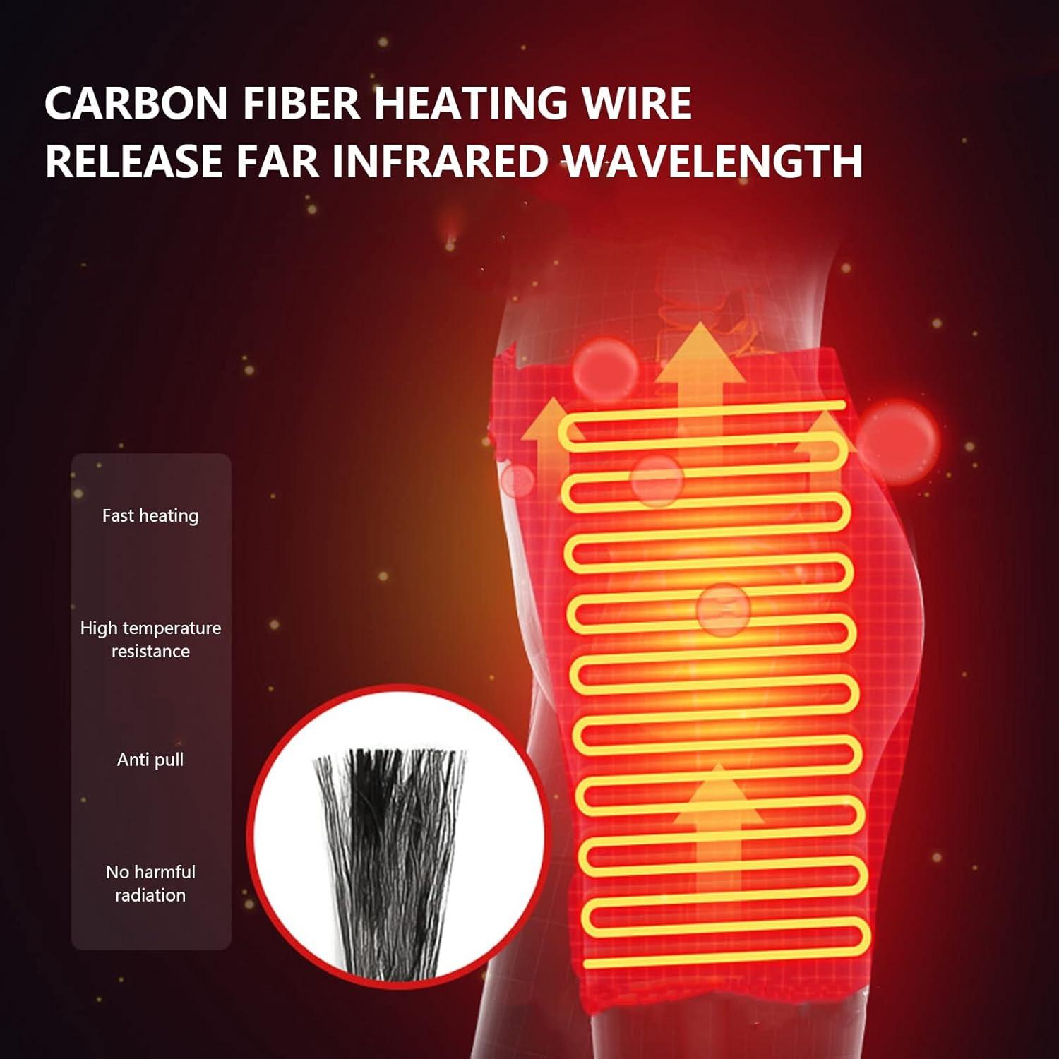 Heating Hip Bandage with 3 Vibration Modes | Adjustable Thigh Hot ...