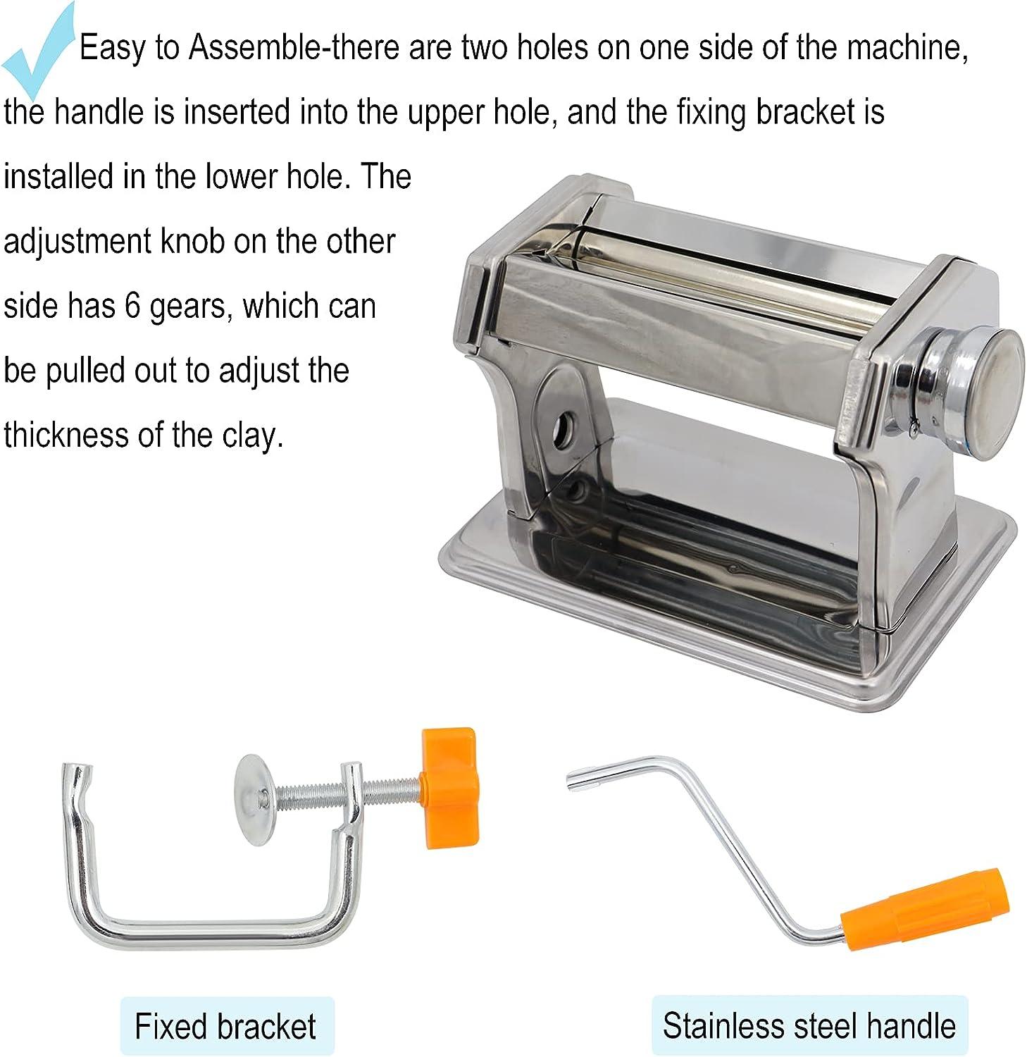 Polymer Clay Press Machine and Mixer Set with 40 Cutters - Stainless ...