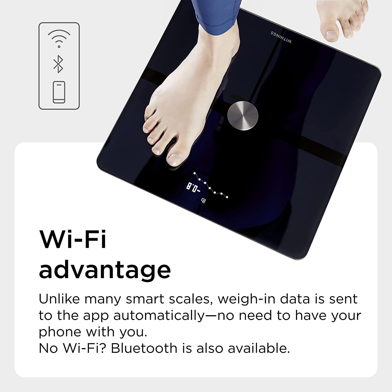 Withings Body Smart Wi-Fi Scale - Digital Body Weight Monitor and ...
