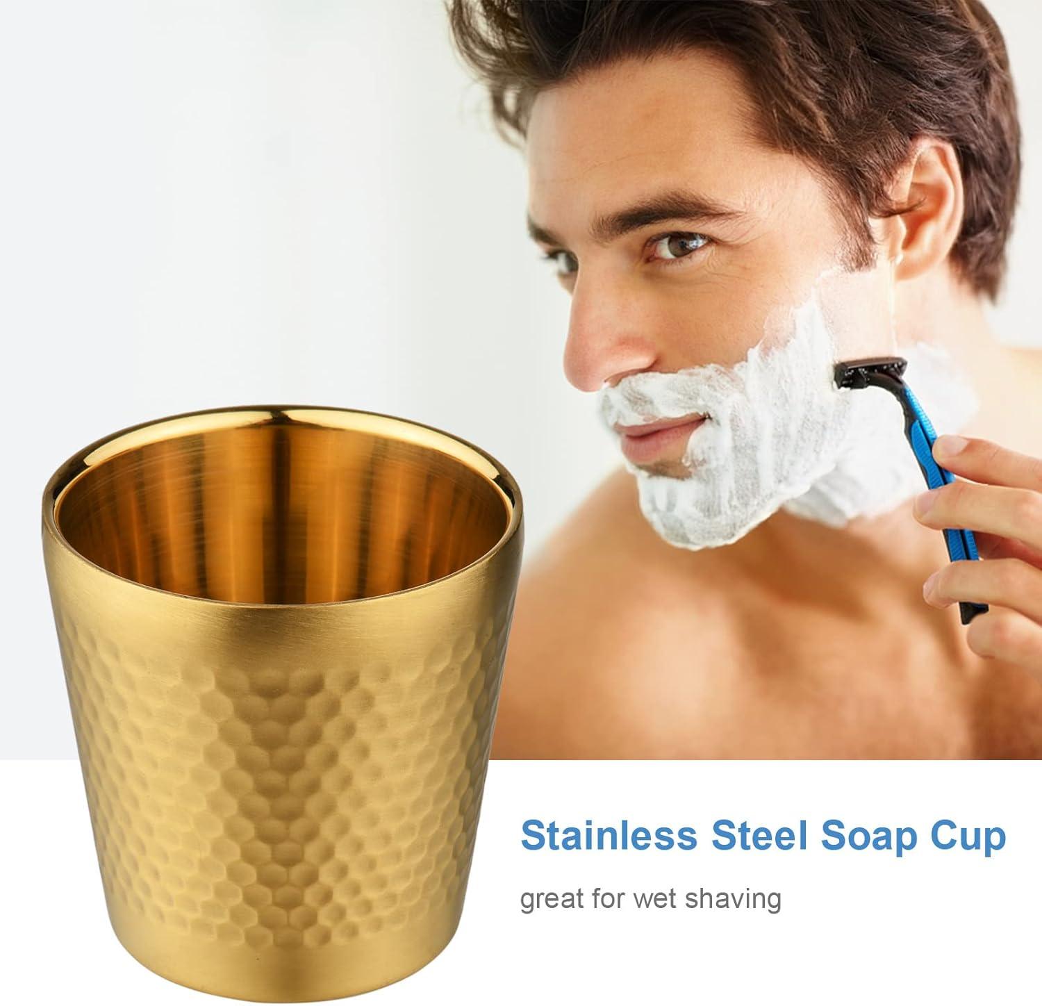 Xiaoxin Stainless Steel Soap Bowl | Barber Razor Cup for Men | Wet ...