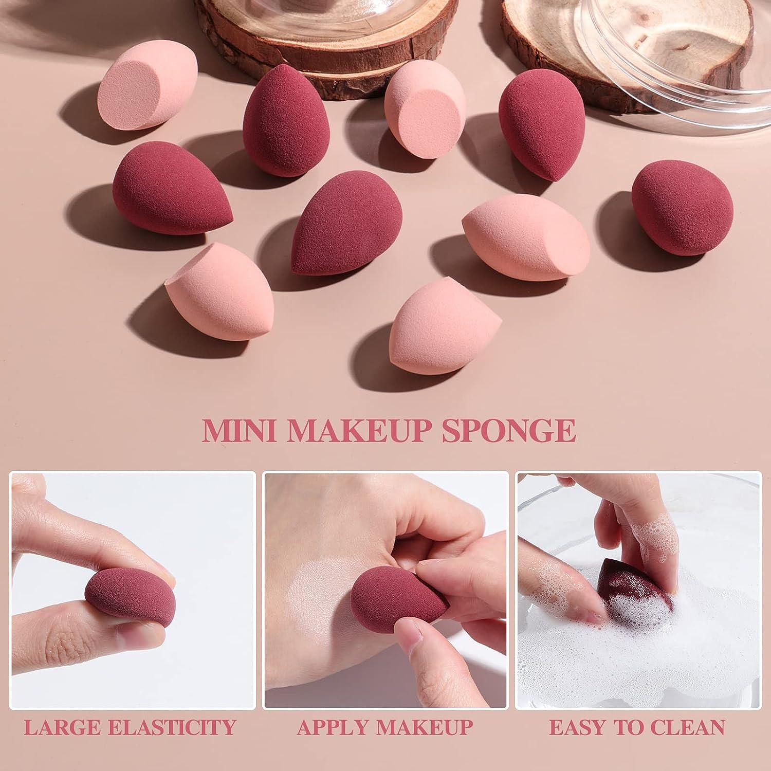 BS-MALL 20 Pcs Mini Blender Sponges Set for Liquid, Cream, and Powder ...