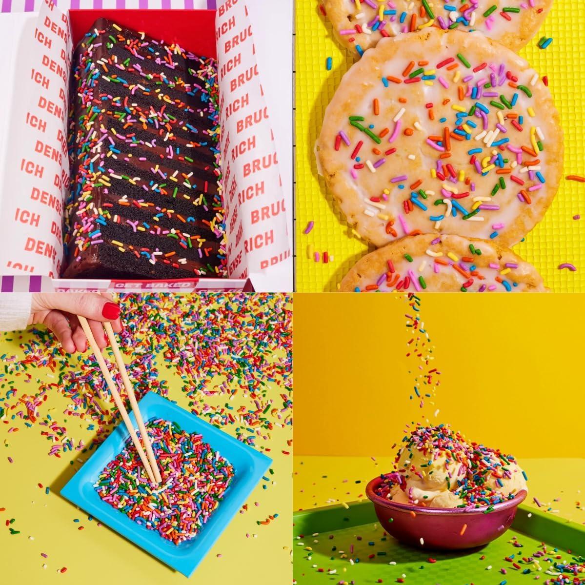GET BAKED Rainbow Sprinkles | Genuine American Sprinkles | 1kg | Vegan ...
