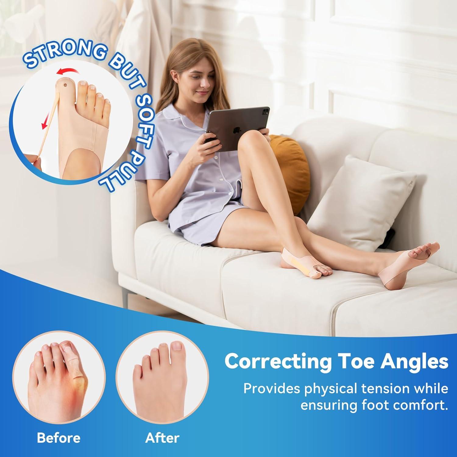 Tech Love Hallux Valgus Corrector & Toe Spreader - Comfort & Relief for ...