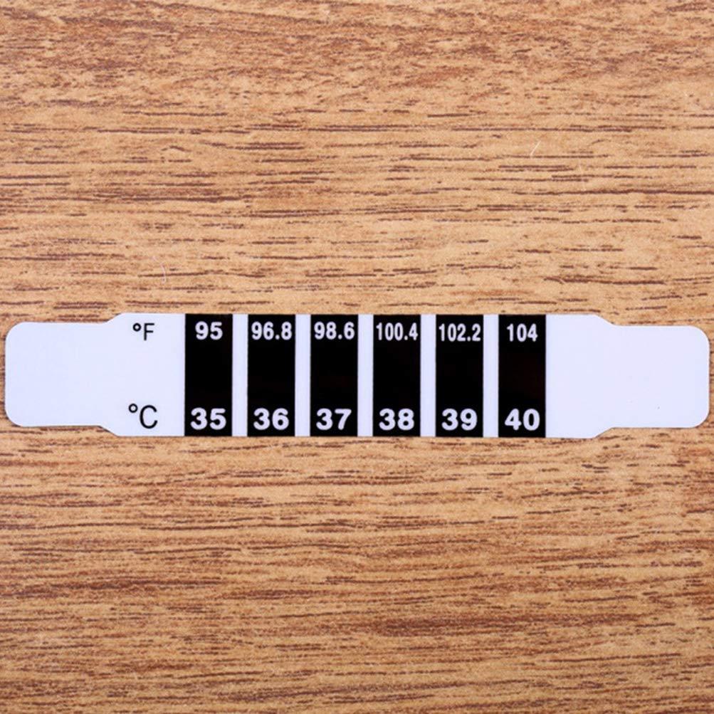 Milisten 20pcs Baby Forehead Temperature Stickers - Quick & Safe ...