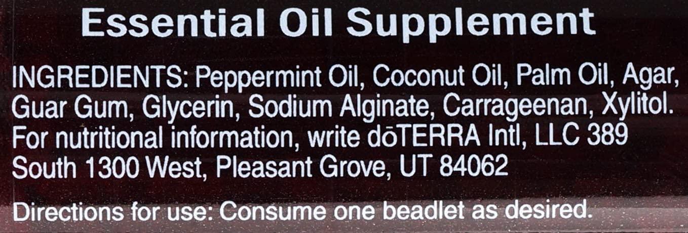 doTERRA - Peppermint Beadlet Essential Oil - 125 Beadlets