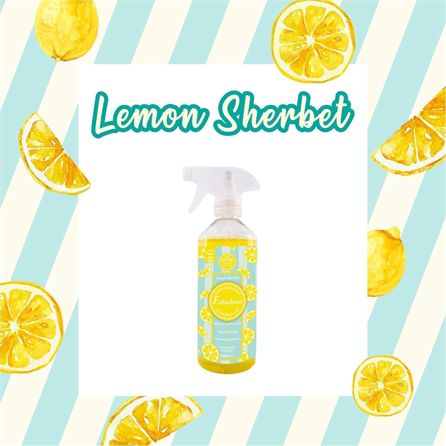 Fabulosa Antibacterial Disinfectant Spray 500ml - Lemon Sherbet Scent ...
