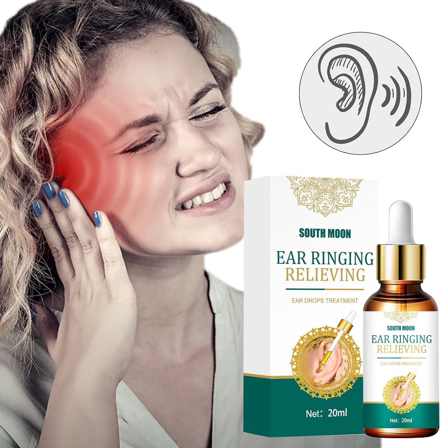 Tinnitus Relief: Ear Ringing Treatment Ear Drops - 20ml White - One ...
