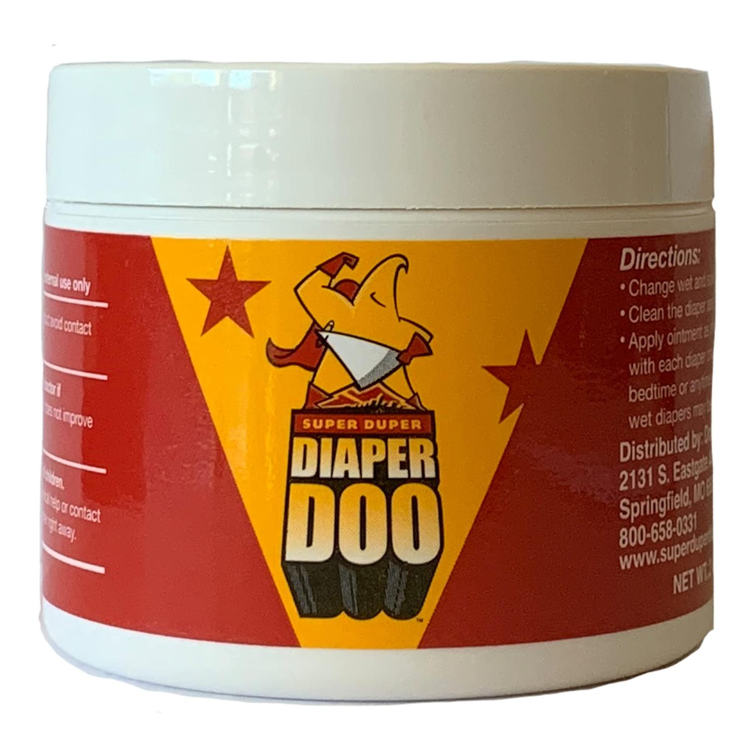 Super Duper Diaper Doo 4 oz: Gentle and Effective Diaper Rash Cream ...