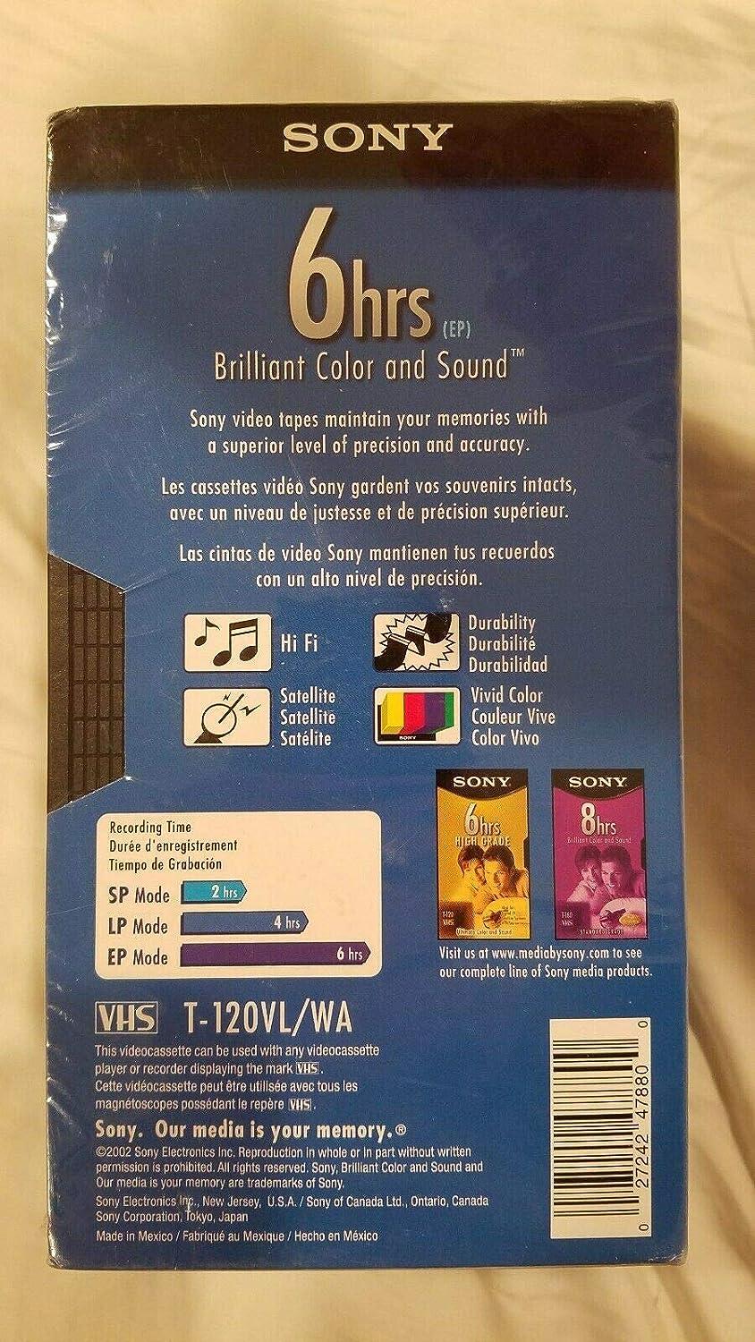 Sony VHS T-120VL/WA Standard Grade VHS Tape - 5 pack | Buy Now with Express International ...