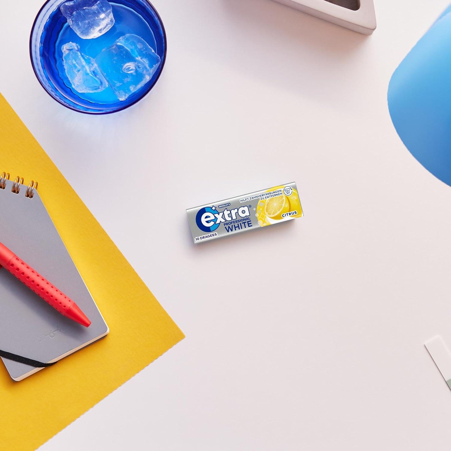 Extra Professional White Citrus Sugar-Free Chewing Gum - 30x10 Dragees ...