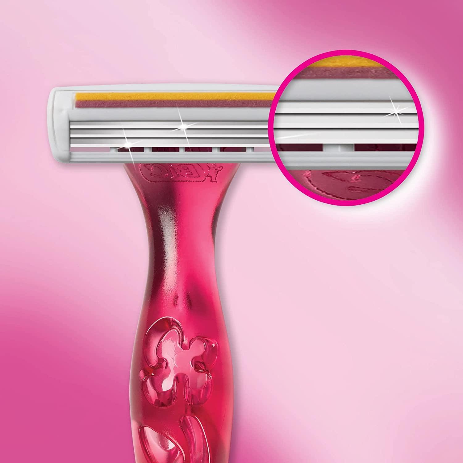 BIC Soleil Simply Smooth Women's Disposable Razors - 3 Blades, Moisture ...
