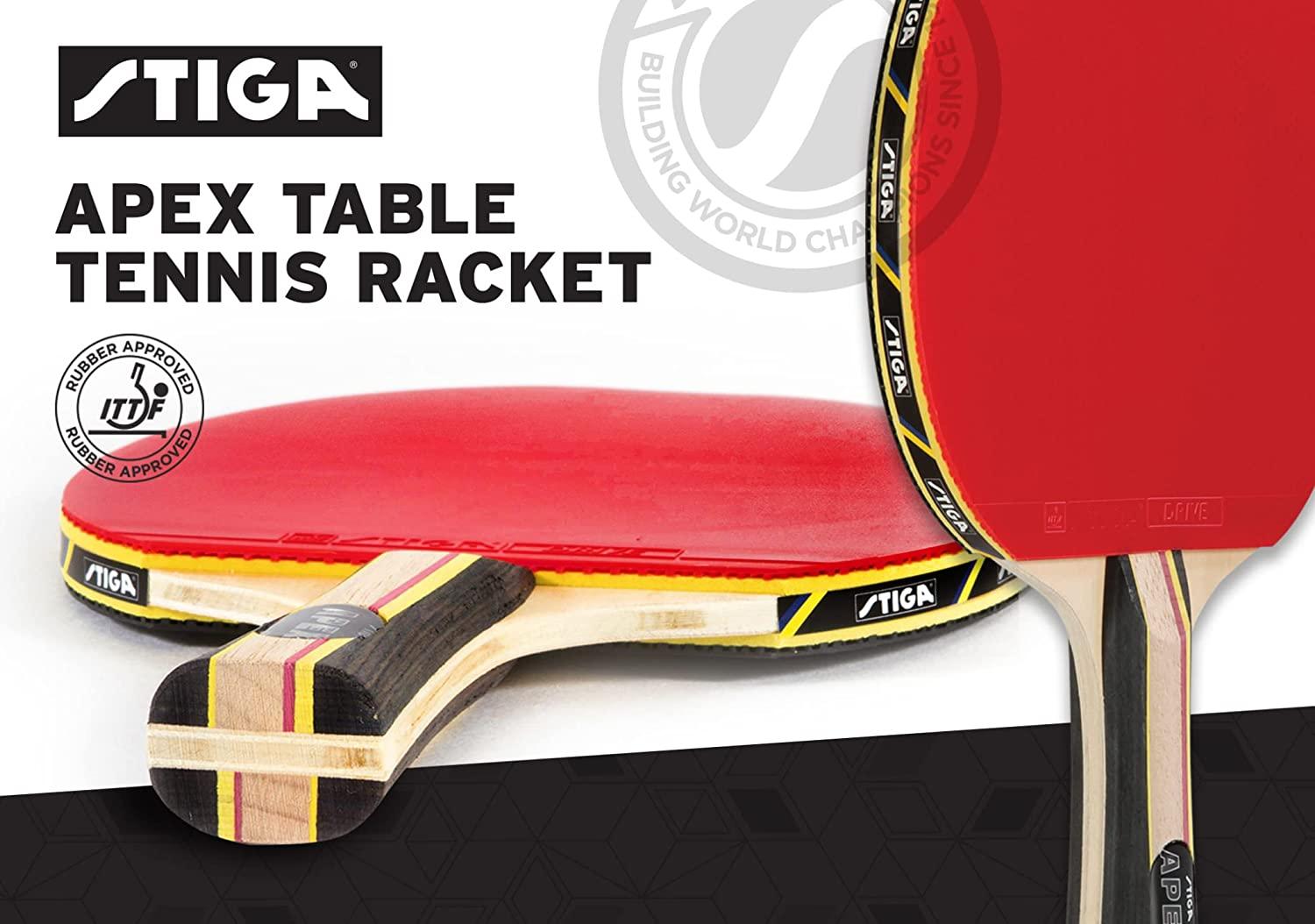 STIGA Apex Table Tennis Racket with ACS Technology - Performance-Level ...