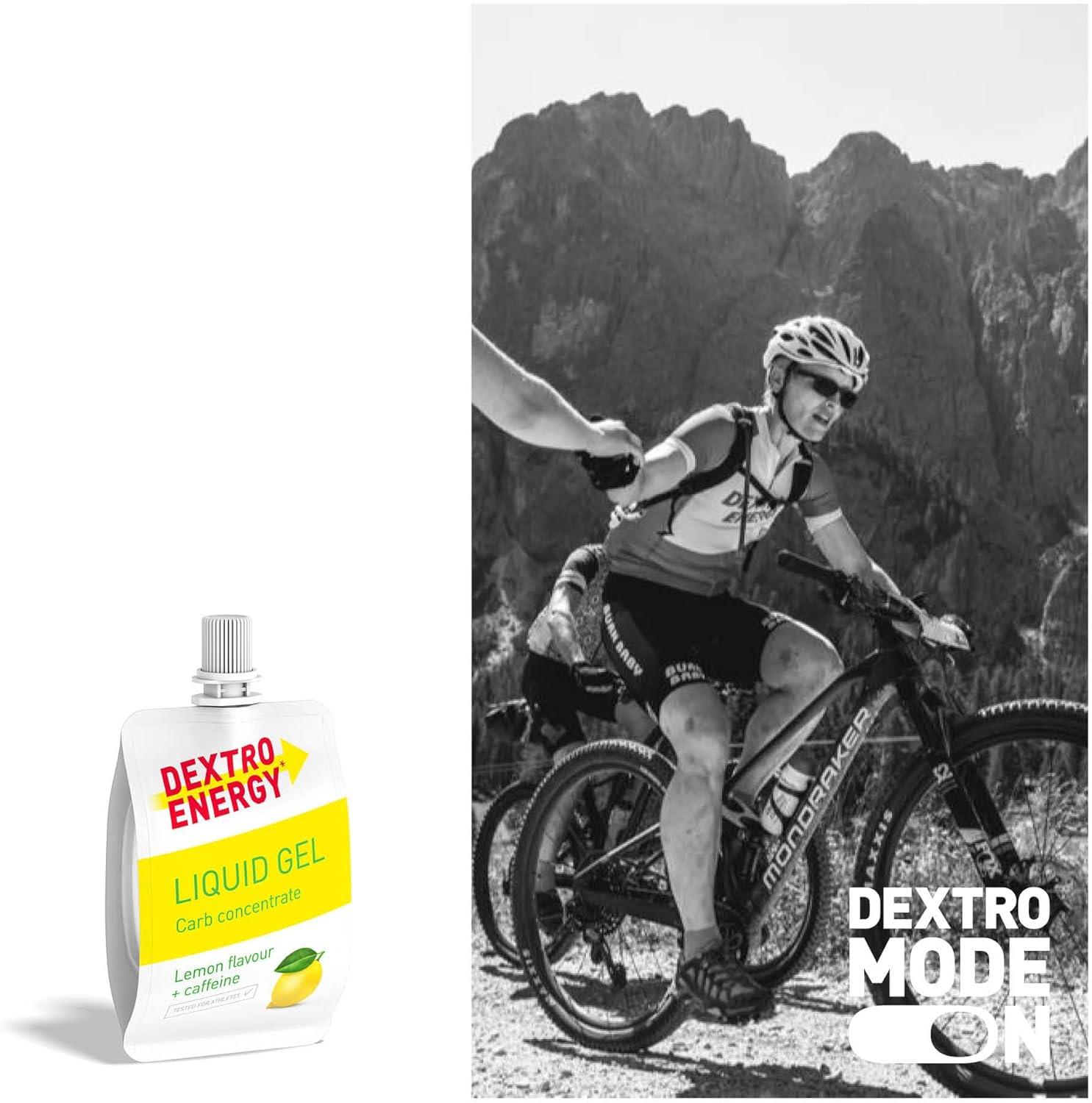 Dextro Energy Liquid Gel Lemon + Caffeine - 12x60ml Pack | Fast-Acting ...