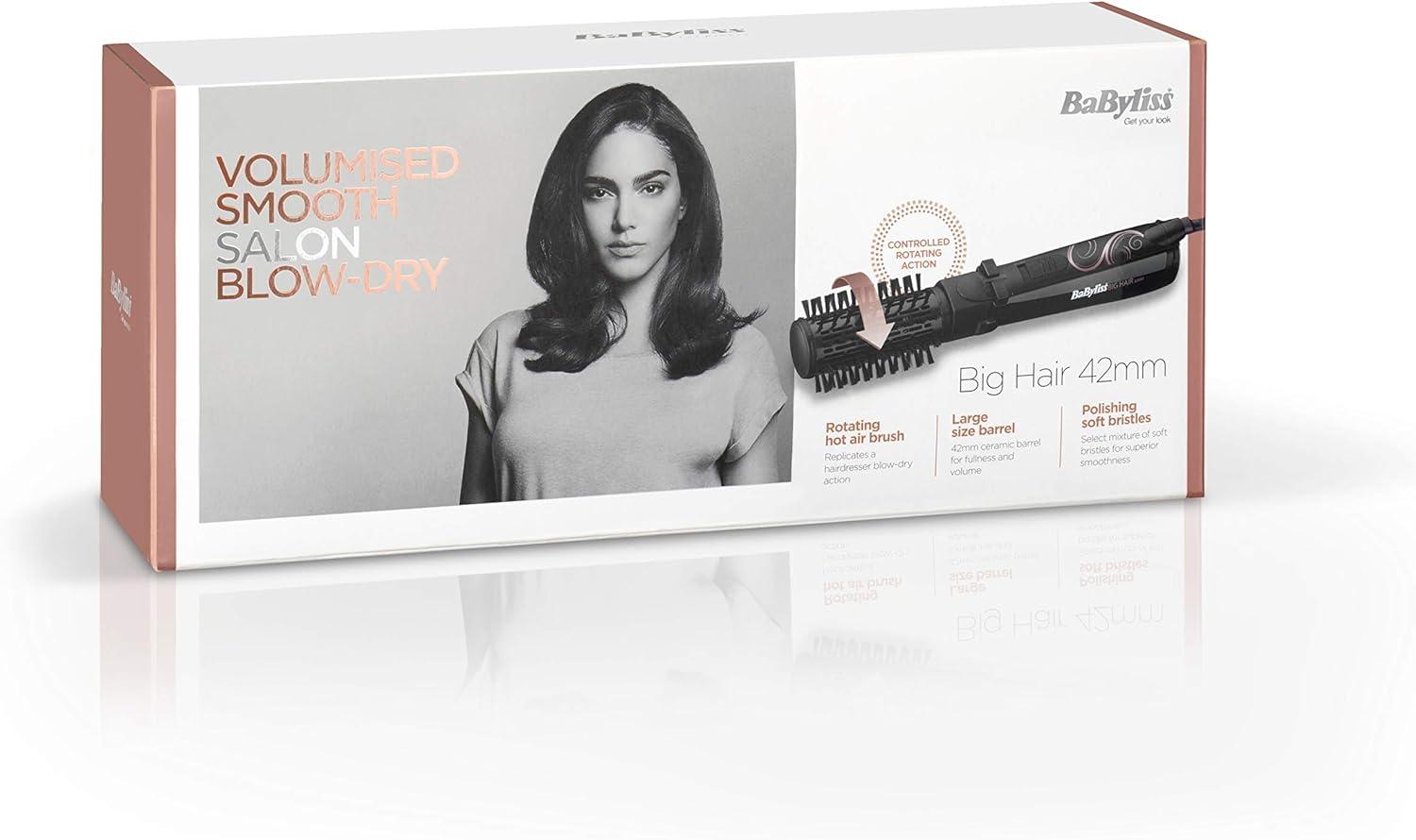 BaByliss 2777U Big Hair Rotating Styler 42mm - Professional Hair ...