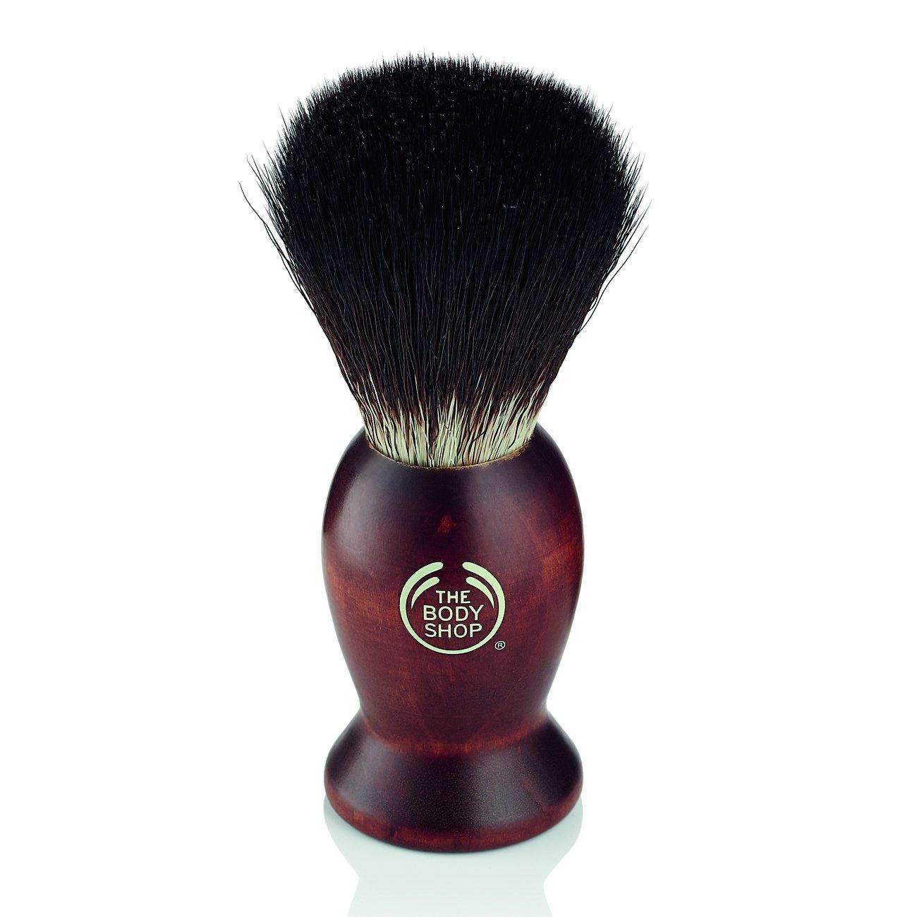 The Body Shop Men's Wooden Shaving Brush - Premium Quality Grooming ...