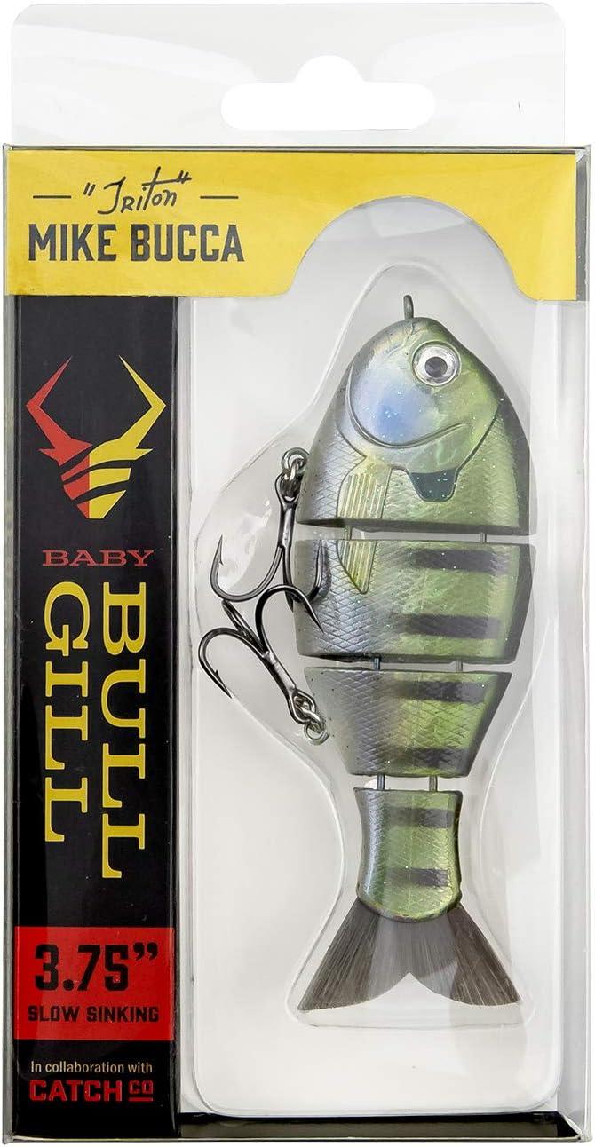 Catch Co Mike Bucca's Baby Bull Gill Swimbait 3.75 3/4 oz in Ruby Gill ...