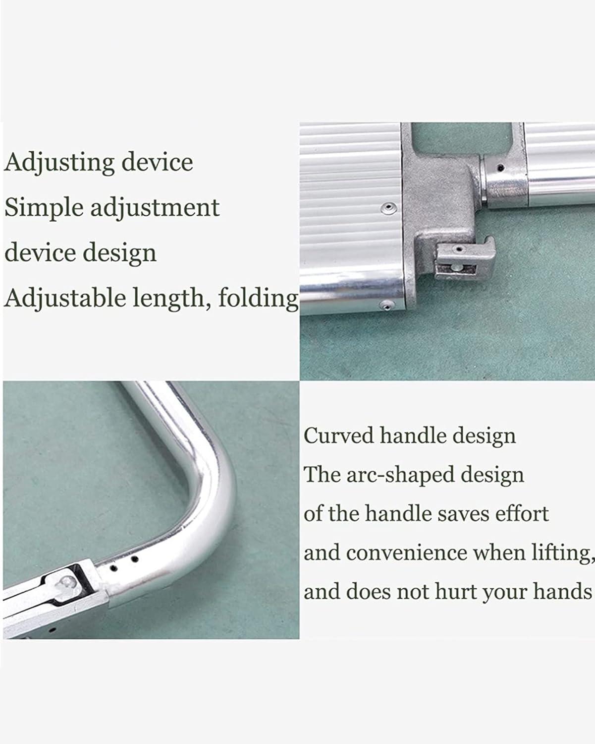 Portable Foldable Rescue Stretcher Aluminum Alloy Scoop Stretcher with ...