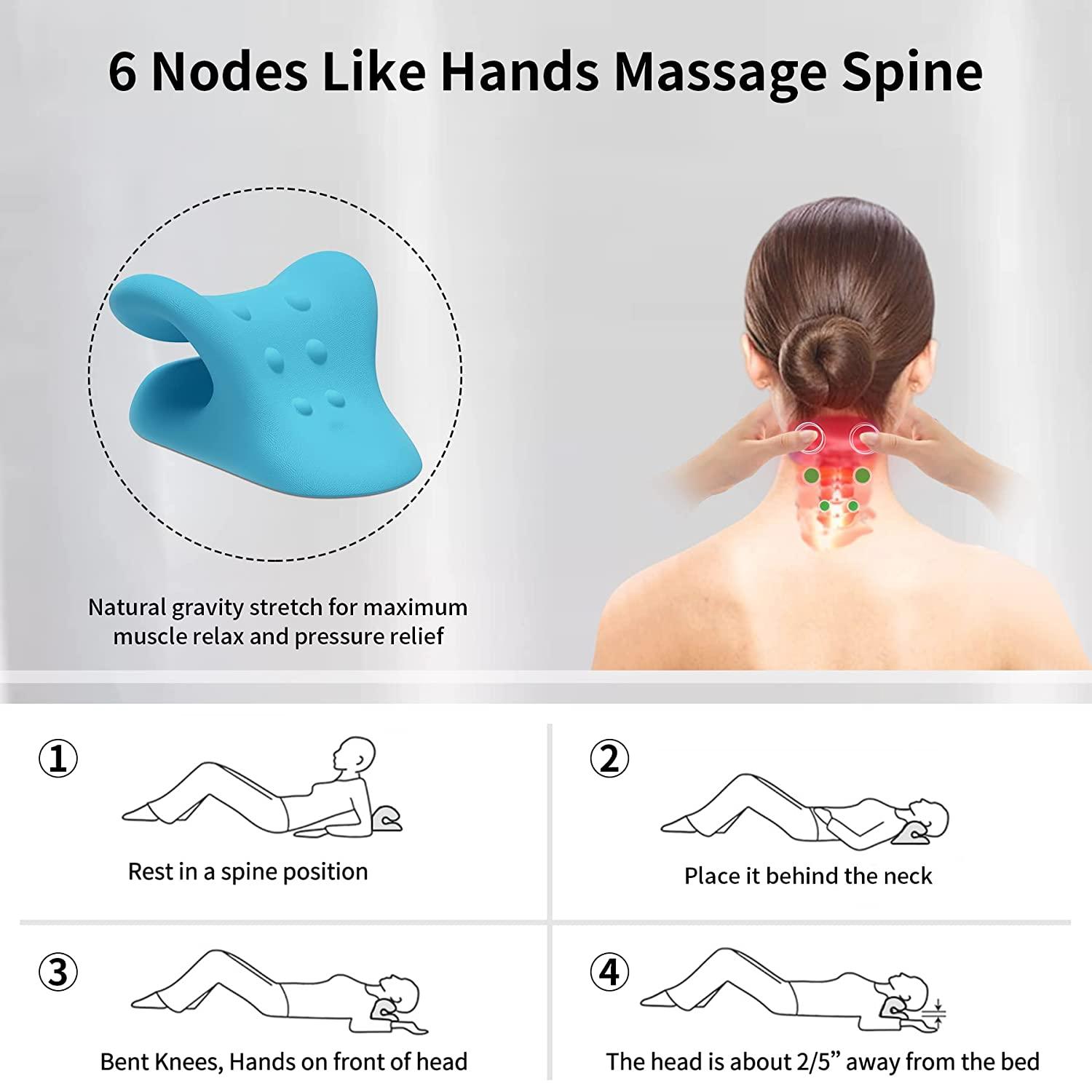 Neck and Shoulder Relaxer Cervical Traction Device for TMJ Pain Relief ...