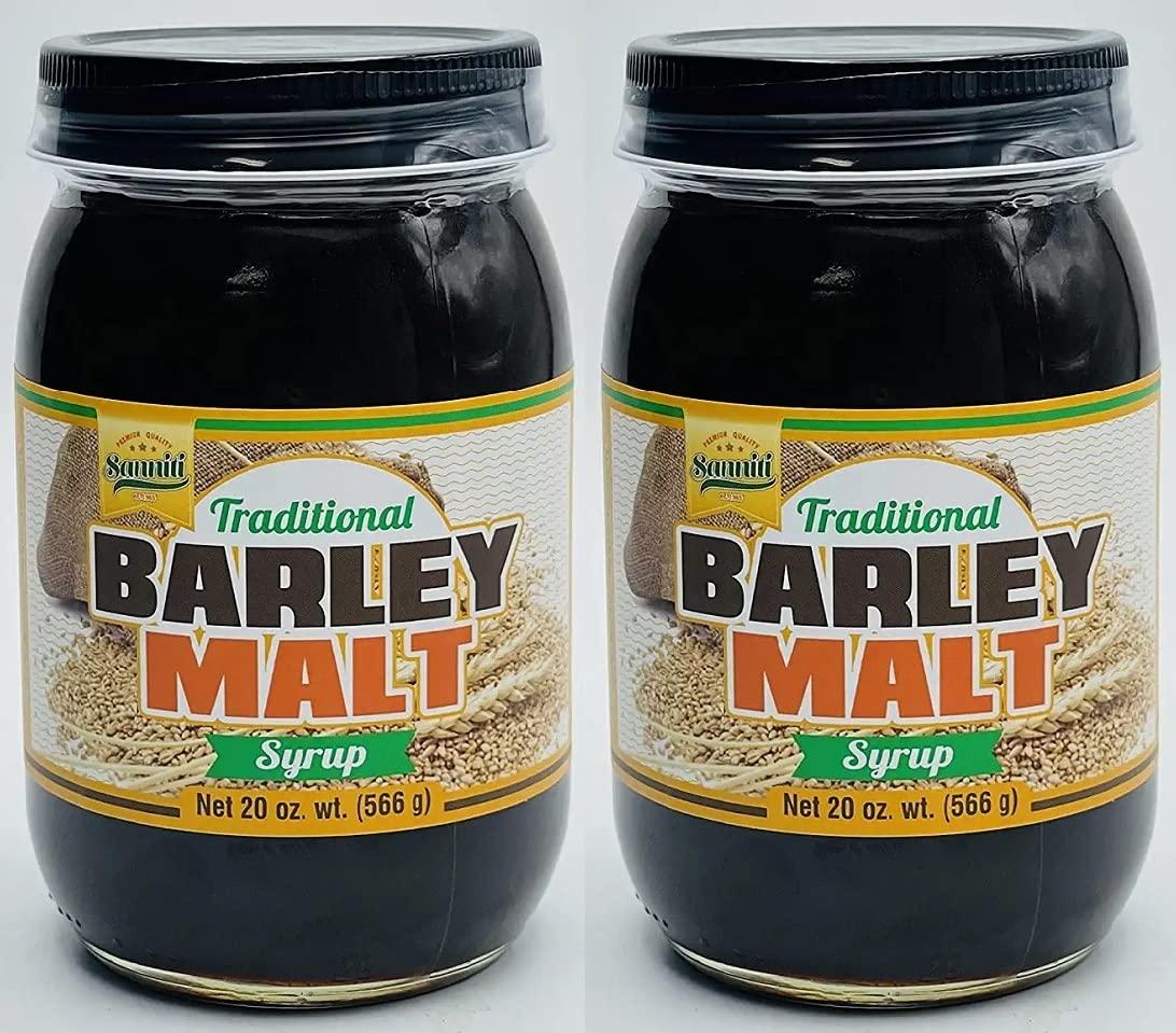Sanniti Traditional Barley Malt Syrup 20 oz - Pack of 2 | Pure and ...