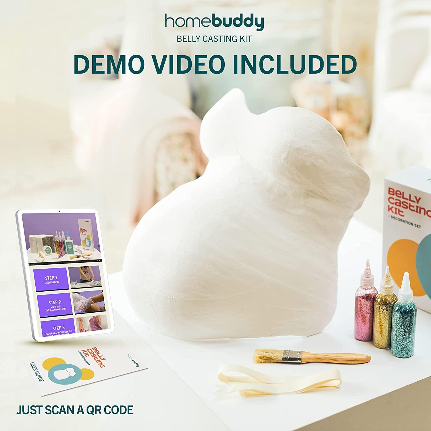 HomeBuddy Belly Cast Kit - DIY Pregnancy Casting for Expecting Moms ...